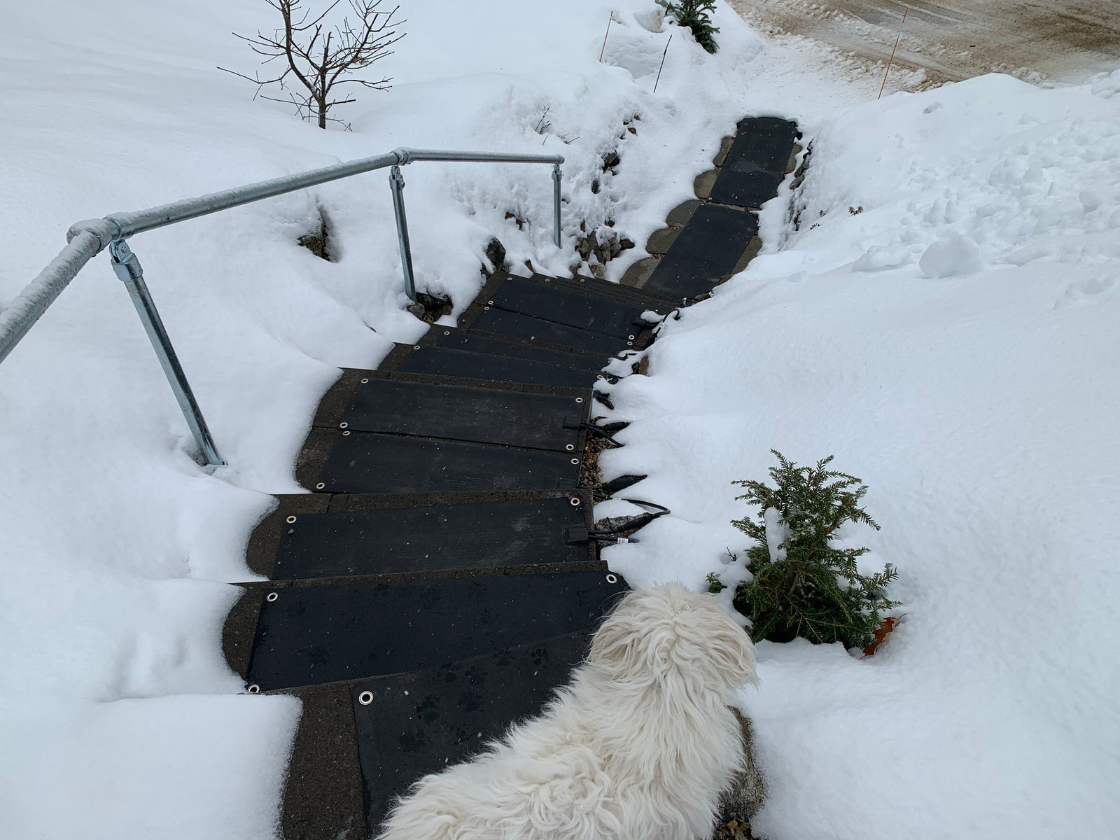 Heated Snow and Ice Melting Stair Mat 10" x 30" - HeatTrak